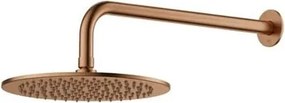 Hlavová sprcha SAT Aurum včetně sprchového ramena broušený rose gold SATBSHSBRGSET