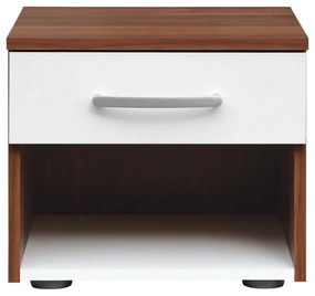 Idea IDEA Noční stolek 60140 ořech/bílá