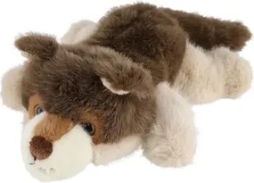 TEDDIES Plyšový vlk ležící 35 cm / od 0 měsíců