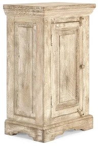 furniture-nabytek.cz - Masivní koupelnová spodní skříňka Patinor z mangového dřeva, lakovaná, přírodní barva – 48×33×80 cm