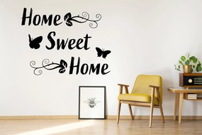 Lepy.cz Samolepka na zeď  Sweet Home Velikost (šířka x výška): 35x26cm, Barevná varianta: Bílá