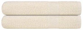 Ručníky FROGN 2 ks krémové 100x200 cm 360 g/m² 137010