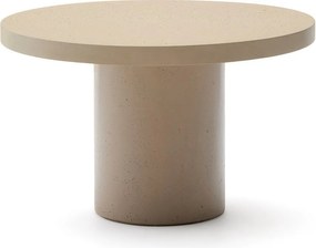 Betonový kulatý zahradní jídelní stůl ø 120 cm Aiguablava – Kave Home