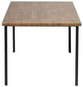 Jídelní stůl 150 x 90 cm hnědý LAREDO Beliani