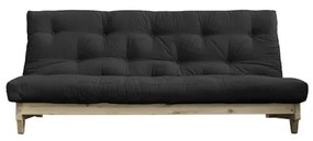 sofa FRESH by Karup - 97*200 cm natural (přírodní) + futon dark grey 734