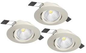 Eglo 900746 - SADA 3xLED Stmívatelné svítidlo SALICETO 3xLED/6W/230V chrom