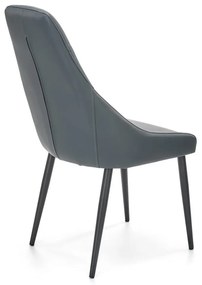 Jídelní židle Sterling, šedá / černá