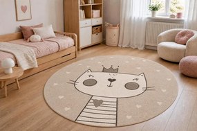 Koberec KIDDO 6106 krémový kruh