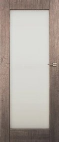 posuvné interiérové dveře do pouzdra FARO model 7 Průchozí rozměr: 70 x 197 cm, Orientace dveří: Levé dveře, Dekor: Dub kartáčovaný