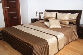 Hnědé přehozy na manželskou postel Šířka: 170 cm | Délka: 210 cm