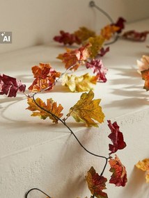Sinsay - Dekorativní girlanda s motivem podzimních listů - vícebarevná
