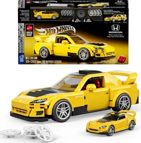 Mattel Brick Shop sestavitelný model Hot Wheels - 07 Honda S2000 (Speed Series) Vícebarevná