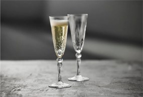 Křišťálové skleničky v sadě 4 ks na sekt 160 ml Melodia – Lyngby Glas