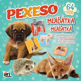 JIRI MODELS Pexeso v sešitu Mláďátka s krabičkou a omalovánkou 5