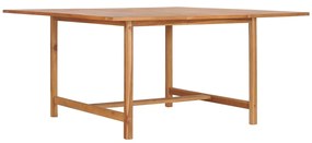Zahradní stůl 150 x 150 x 76 cm masivní teakové dřevo - Default Title
