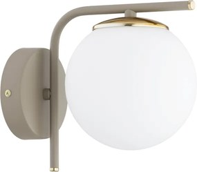 Brilagi - Nástěnná lampa MILO ECRU 1xE27/60W/230V béžová/zlatá