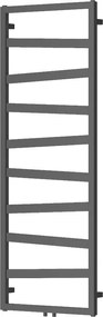 Mexen, Mexen Zoom dekorativní koupelnový radiátor 1430 x 530 mm, 477 W, antracit - W130-1430-530-00-66