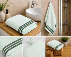Bellatex Froté ručník a osuška kolekce Léga Zelená 50x100 cm