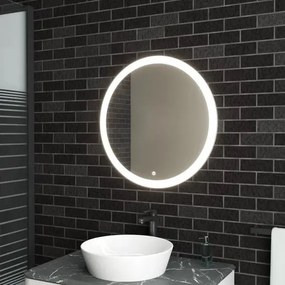 Rea Zrcadlo ⌀60 cm s regulovatelným LED osvětlením