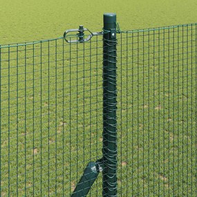 Zemní upevnění svařované drátěné ploty 10 x 1,5 m Zelená 3351703