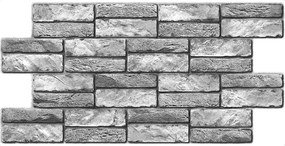 3D obkladový omyvatelný panel PVC Expansit Stone šedý (476 x 955 mm)