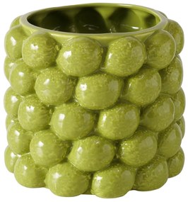 KERAMICKÝ KVĚTINÁČ LIME 14X16 CM ZELENÁ