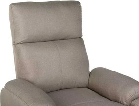 LuxuryForm DESIGN Televizní křeslo CARLOS s polohováním - béžové