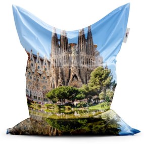 Sablio Sedací vak Classic Barcelona Sagrada Familia - 200x140 cm