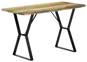 Jídelní stůl 120 x 60 x 76 cm masivní recyklované dřevo