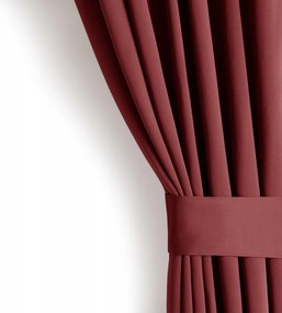 Závěs AmeliaHome Blackout s průchodkami 140x245 cm růžové víno