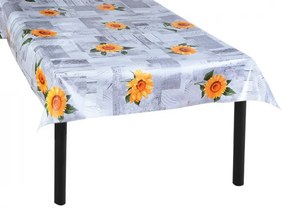 Ubrus PVC Mirella 163B - Slunečnice 140cm x 20m