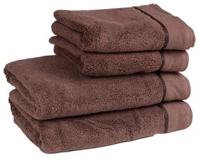 Tegatex Bavlněný ručník / osuška z mikro bavlny- hnědá Velikost: 70*140 cm