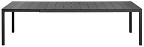 OnaDnes -20% Nardi Antracitově šedý hliníkový rozkládací zahradní stůl Rio 210/280 x 100 cm