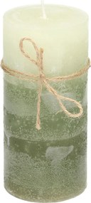 Svíčka Silvia 14cm green
