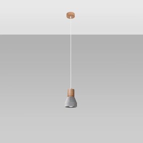 Sollux Lighting Závěsné svítidlo QUBIC šedé