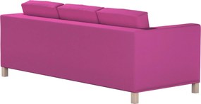 Potah na pohovku IKEA  Karlanda 3-místná nerozkládací, krátký barva růžová látka pletený vzor