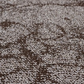 Spoltex, Metrážový koberec Marbeline 190 hnědá, na míru, šíře 4m, hnědá, filc, ložnice