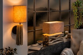 Designová dřevěná stolní lampa - Orthos