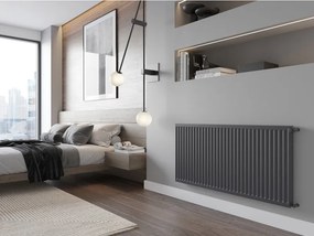 Mexen C11, panelový radiátor 600 x 1000 mm, boční připojení, 933 W, antracitová, W411-060-100-66