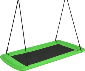 Costway Houpačka na strom hnízdo houpačka 100-180 cm nastavitelné lano vnitřní