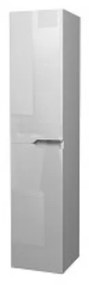 Vysoká, závěsná skříňka Plano Davos bílá A0016 35 x 35 x 160 cm