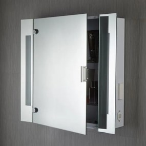 Searchlight 6560 Koupelnové zrcadlo - skříňka MIRROR s LED osvětlením IP44