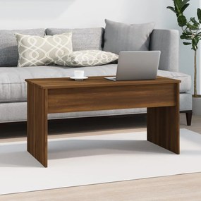 Konferenční stolek hnědý dub 102x50,5x52,5 cm kompozitní dřevo - Default Title