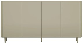 Komoda Elivo 200 cm na nožkách - eukalyptus / dub baltic dune