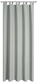 Nepromokavý stříbrný závěs na terasu GARDEN 155x260 cm