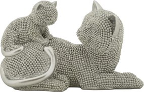 Dekorativní soška Sparky 13 cm stříbrná