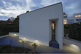 LA 230034 Venkovní svítidlo PEMA čtvercová nástěnná stříbrnošedá 230V E27  - BIG WHITE (SLV)