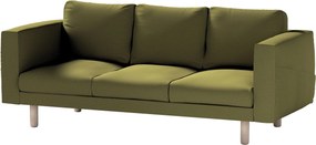 Potah na pohovku IKEA Norsborg 3-místná barva zelená látka pletený vzor