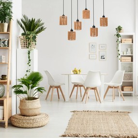 Toolight Závěsné osvětlení  BOHO B10 APP1822-6CP černé