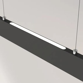 Maytoni P010PL-L23B4K - LED Lustr na lanku STEP LED/23W/230V 4000K 91 cm černá